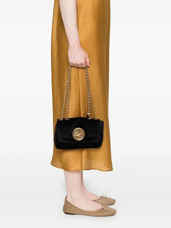 Chloé Heritage Logo Plaque Quilted Small Shoulder Bag