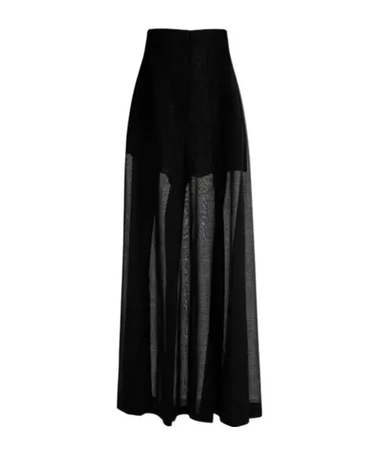 Philosophy Di Lorenzo Serafini Wide-leg Semi-sheer Trousers