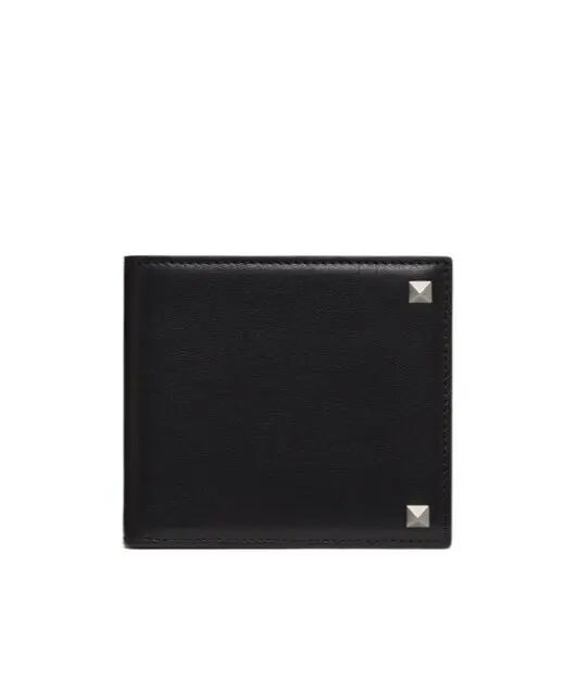 Valentino Garavani Rockstud Bi-fold Wallet - Black