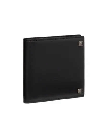 Valentino Garavani Rockstud Bifold Wallet - Black