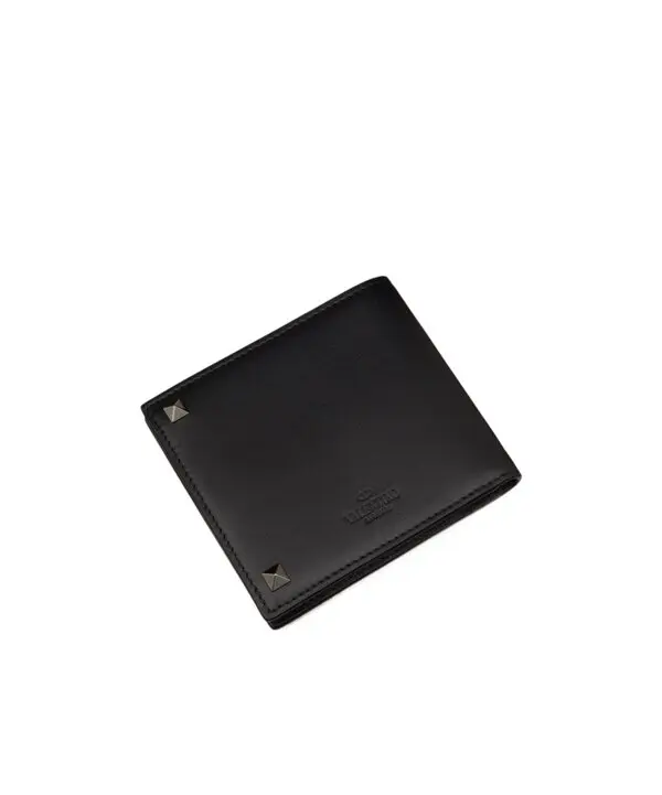 Valentino Garavani Rockstud Bifold Wallet - Black