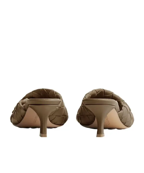 Bottega Veneta Blink Folded Mules - Green