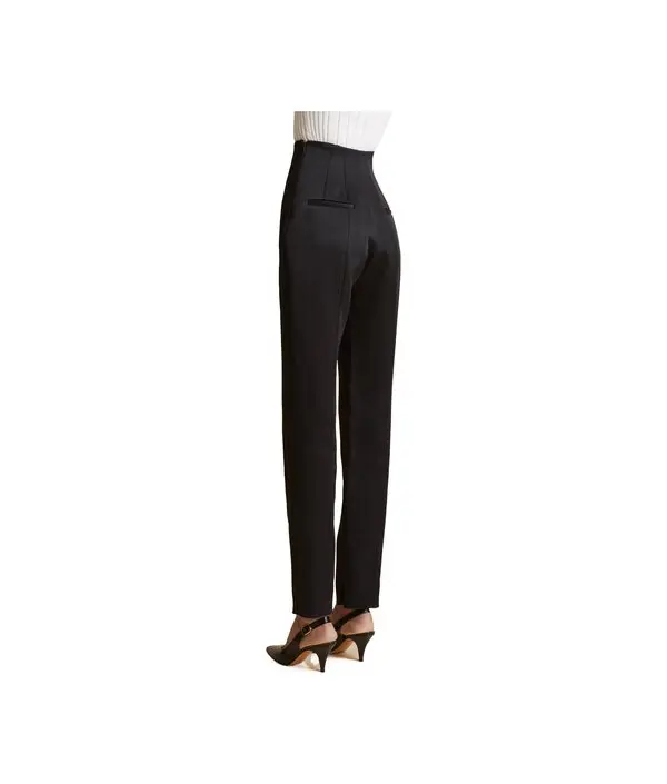 Khaite The Lena Satin Trousers
