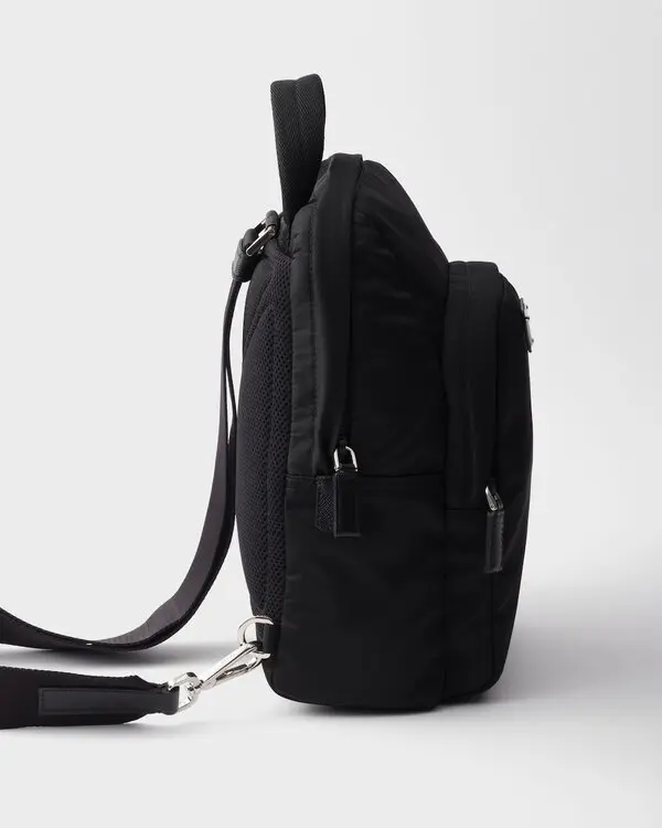 Prada Triangle-logo Zipped Backpack