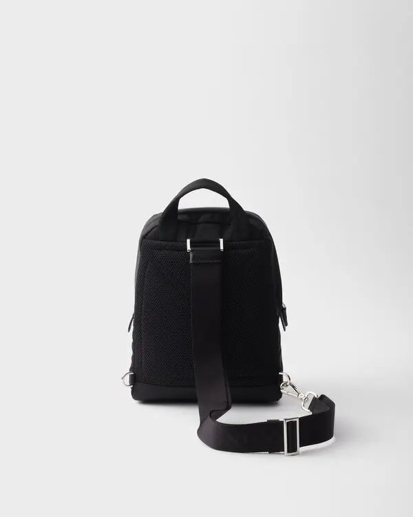 Prada Triangle-logo Zipped Backpack