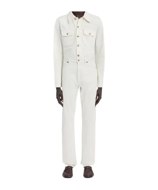 MAISON MARGIELA Cotton Straight-leg Jeans - White