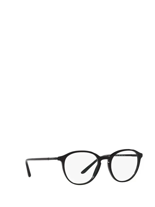 Giorgio Armani Logo Print Round Frame Eyeglasses