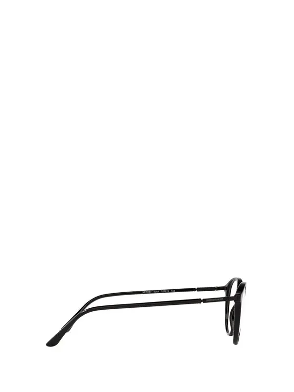Giorgio Armani Logo Print Round Frame Eyeglasses