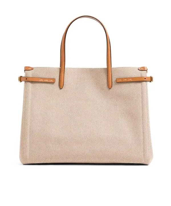 Valentino Garavani Vlogo Plaque Top Handle Bag - Nude