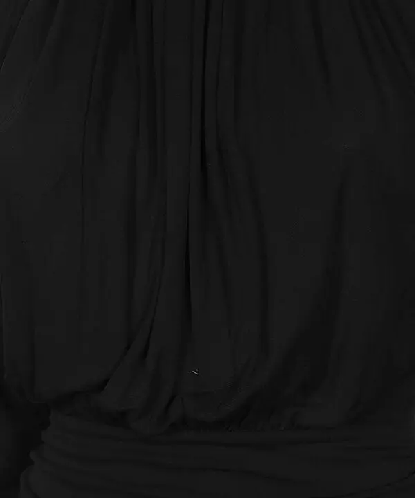 Saint Laurent High Neck Long Sleeve Top