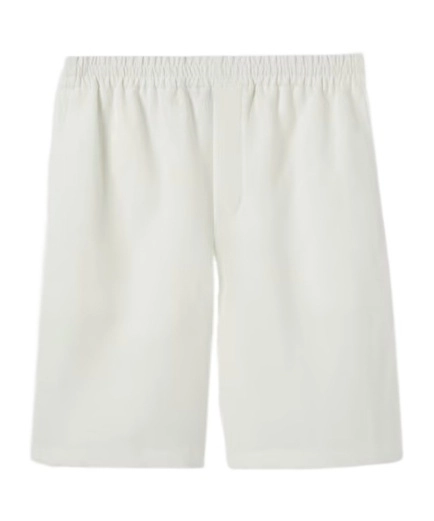 Gucci Logo Embossed Shorts - White