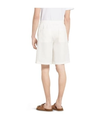 Gucci Logo Embossed Shorts - White