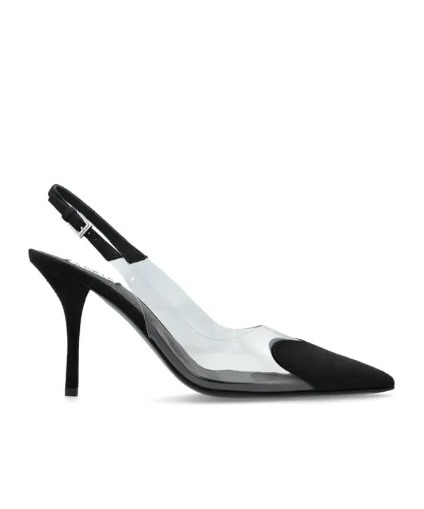 Alaïa 100mm Le Cœur Heart-shaped Slingback Pumps