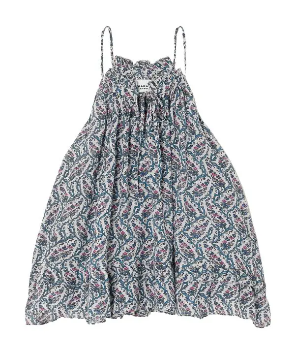 Isabel Marant Étoile Flared Floral Sleeveless Blouse