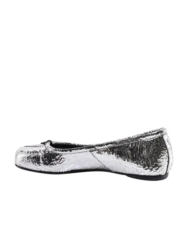 MAISON MARGIELA Tabi Split-toe Ballet Flats - Silver