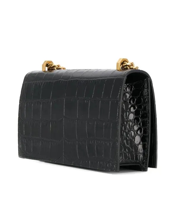 Alexander McQueen Jewelled Satchel - Black
