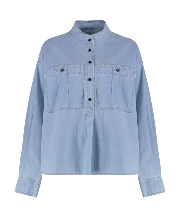 Isabel Marant Étoile Vero Denim Half-button Shirt