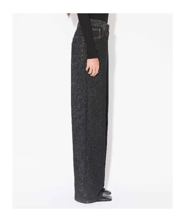 Alaïa Contrast Stitching Jeans