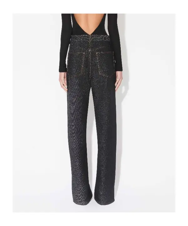 Alaïa Contrast Stitching Jeans