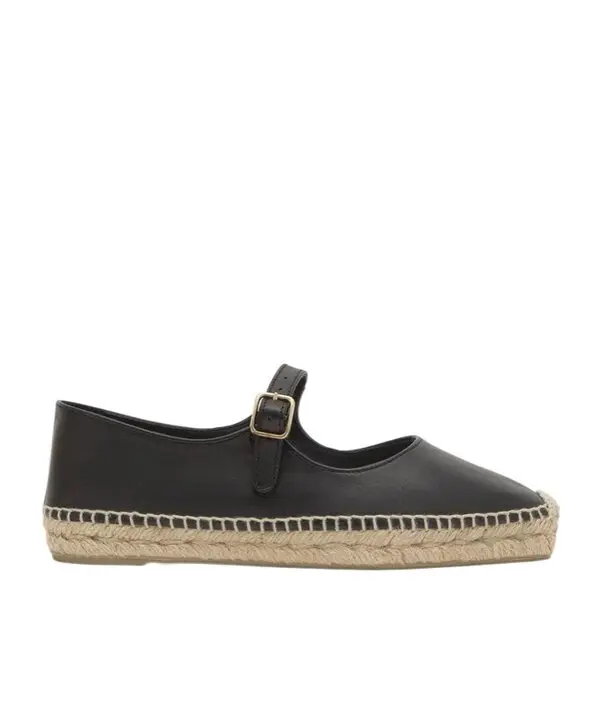 CastaÑer Espadrille Flat With Buckle Closure