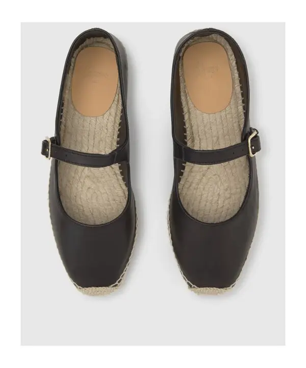 CastaÑer Espadrille Flat With Buckle Closure