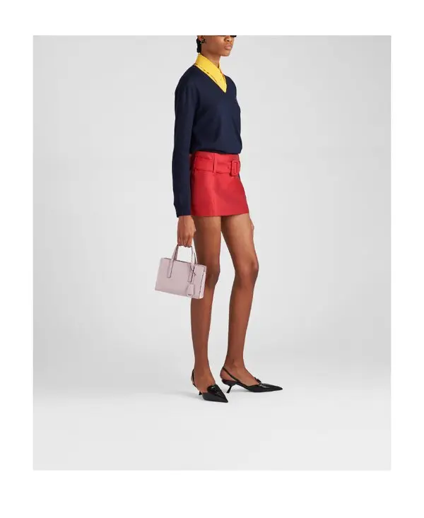 Prada Re-edition 1995 Brushed-leather Mini Handbag