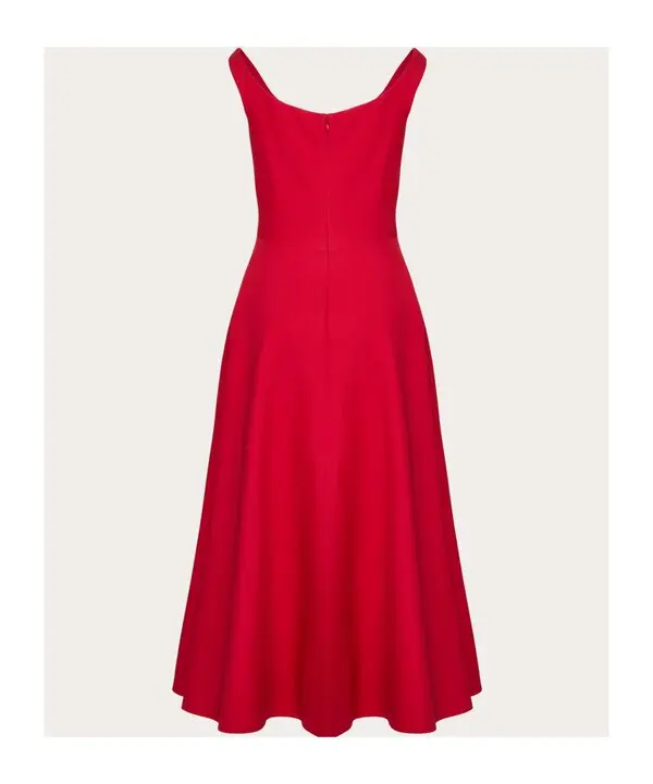 Valentino Garavani Crepe Couture Midi Dress