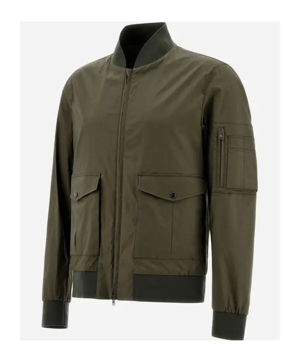 Herno Lightweight Bomber Jacket - Brown