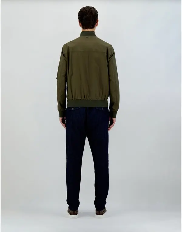 Herno Lightweight Bomber Jacket - Brown