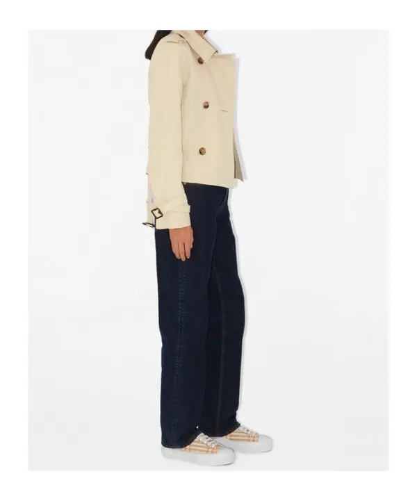 Burberry Checked Lace-up Sneakers