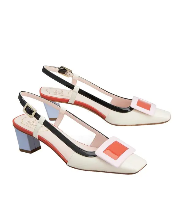 ROGER VIVIER Slingback Pumps With Buckle Detail