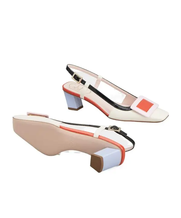ROGER VIVIER Slingback Pumps With Buckle Detail