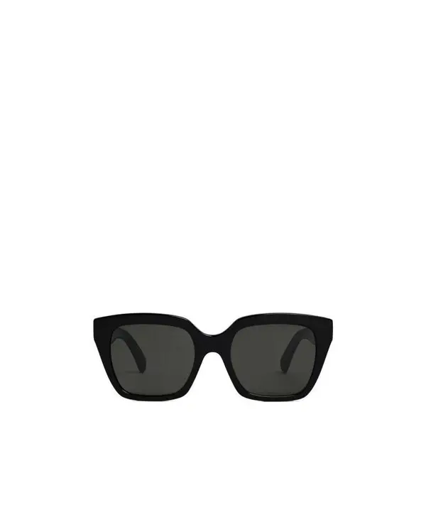 Celine Acetate Square Frame Sunglasses - Black