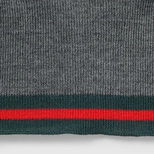 Gucci V-neck Button-up Cardigan With Ribbed Trim