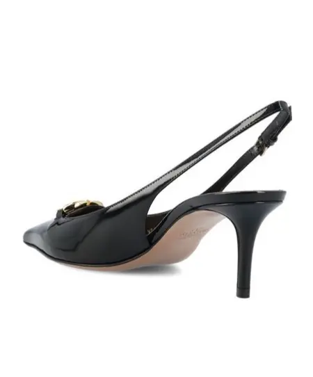 Valentino Garavani Vlogo Signature Pointed Toe Slingback Pumps