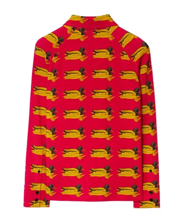 Burberry Printed Long Sleeve Shirt