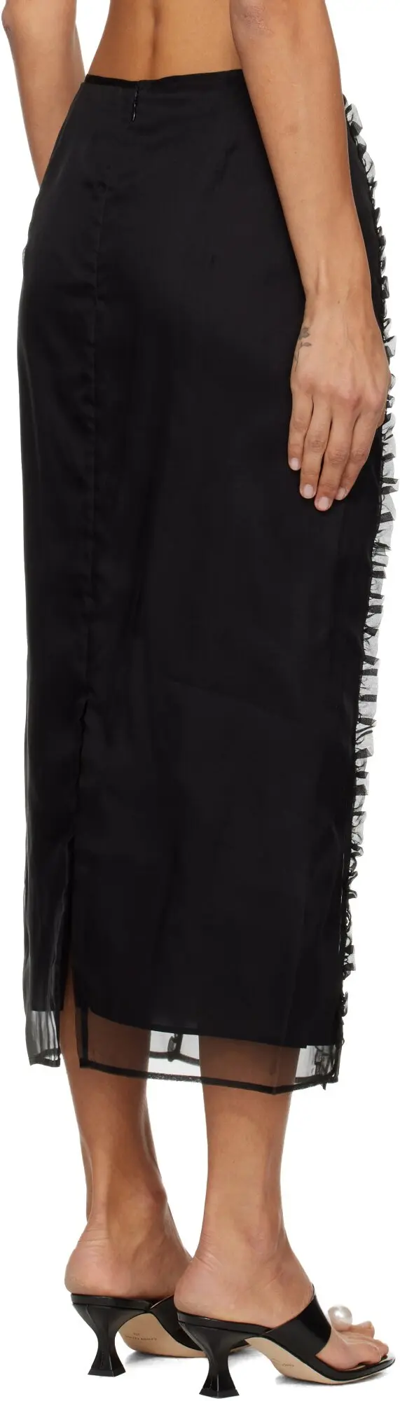 Cecilie Bahnsen Ruffled Midi Skirt