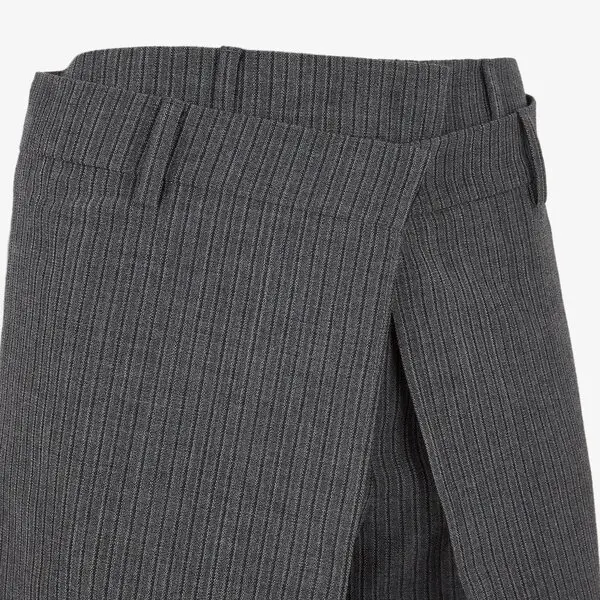 Fendi Wide-leg Trousers With Double-layer Effect