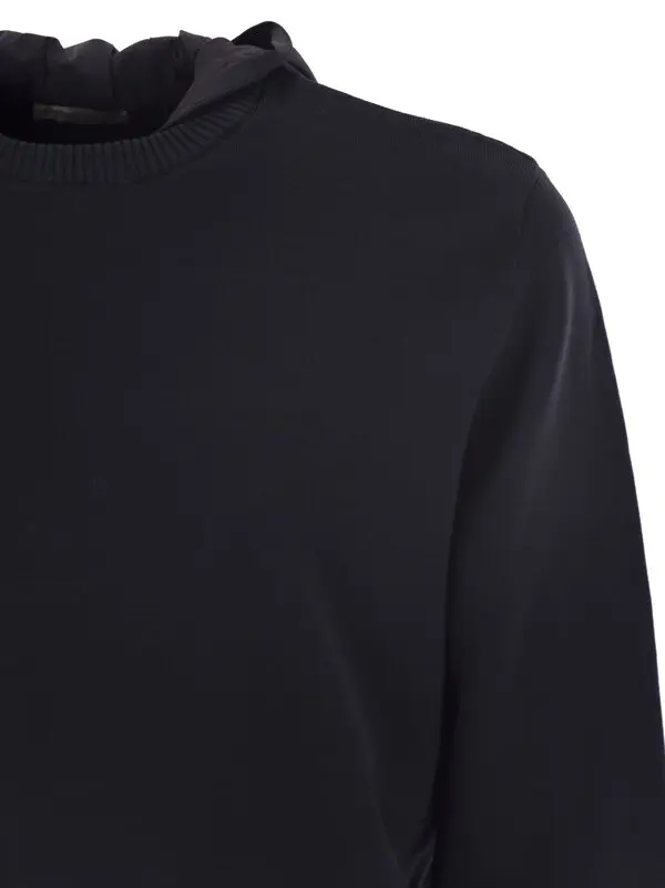Herno Hooded Sweatshirt - Black
