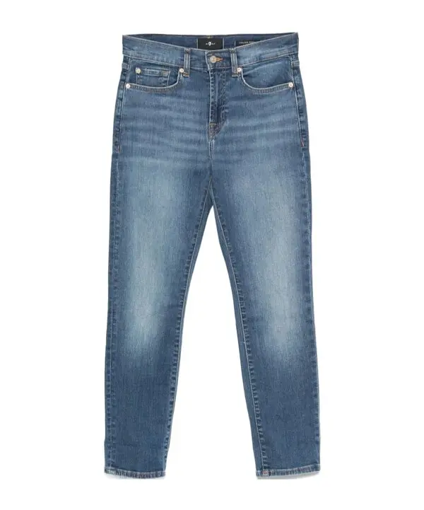 7 For All Mankind Straight-leg Jeans - Blue