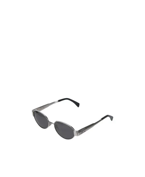 Celine Triomphe Metal 01 Sunglasses - Black