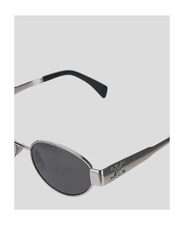 Celine Triomphe Metal 01 Sunglasses - Black