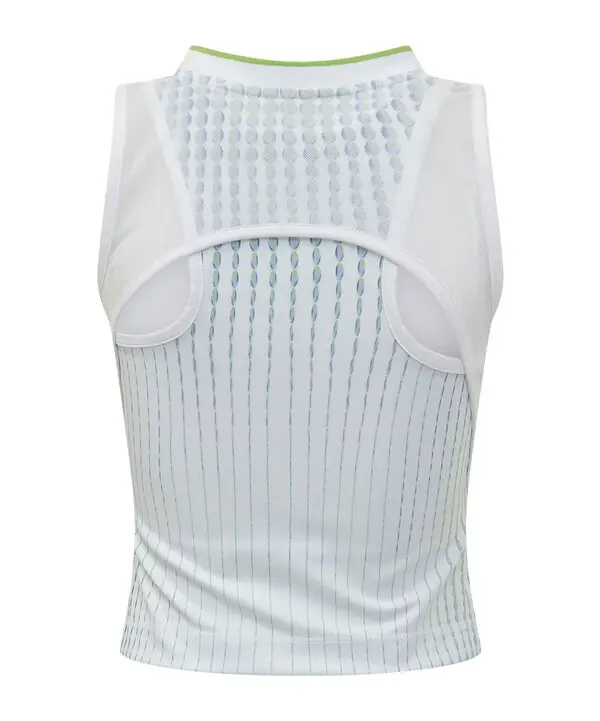 Casablanca Gradient Mesh Performance Top - White
