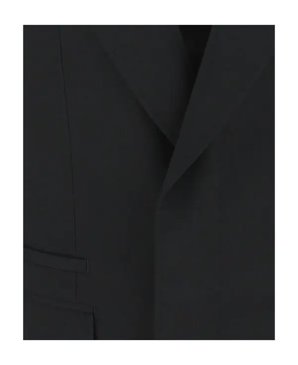 Dolce & Gabbana Dolce Gabbana Single-breasted Long-sleeved Blazer - Black