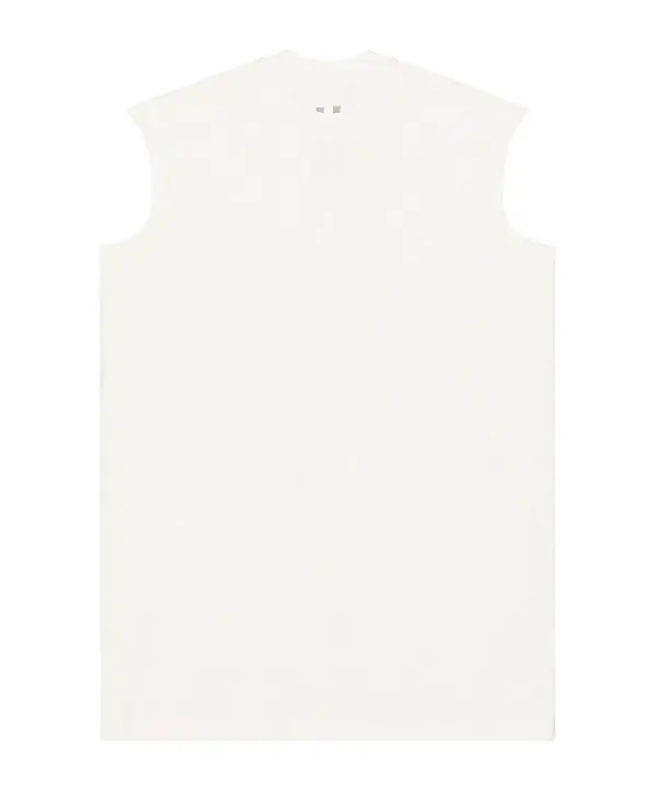 Rick Owens Sleeveless Round Neck Tank Top - White