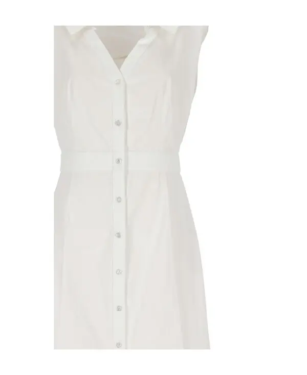 Alexander McQueen V-neck Shirt Dress With Logo Detail