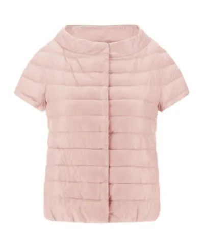 Herno Short Sleeve Quilted Jacket - Pink