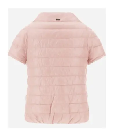 Herno Short Sleeve Quilted Jacket - Pink