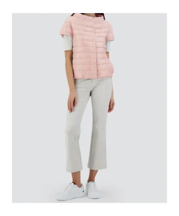 Herno Short Sleeve Quilted Jacket - Pink