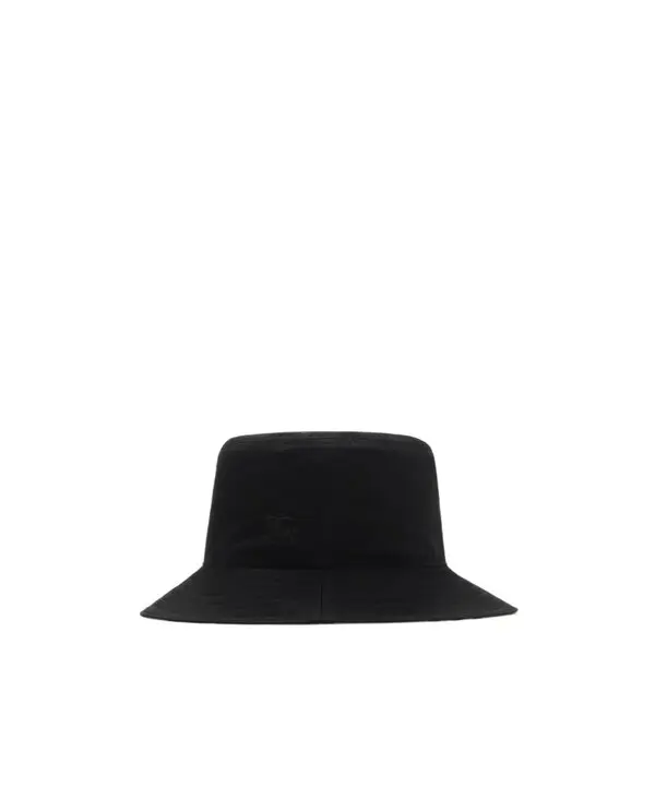 Burberry Reversible Gabardine Bucket Hat - Black/sand